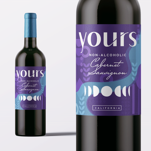 Designs | Non-Alcoholic Wine Label | Product label contest