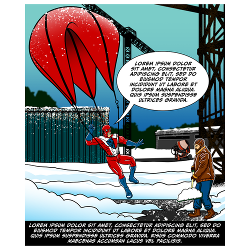 Designs | Comic-style illustration for construction workers ...