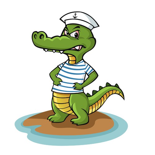 Design a friendly alligator cartoon | Character or mascot contest