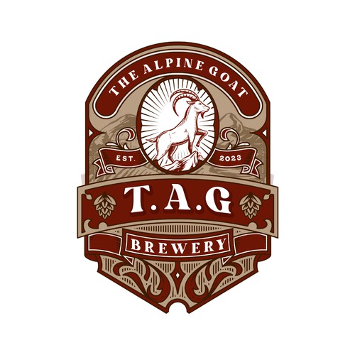 Designs | Rustic chic: alpine-themed farm brewery | Logo design contest