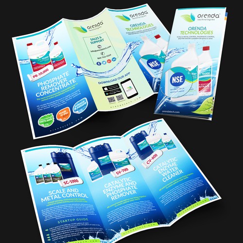 Redo our eco-friendly pool chemical brochure from scratch | Brochure ...