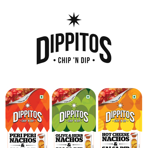 Logo for a DIPPITOS - Snack Brand - chip 'n dip product range | Logo ...