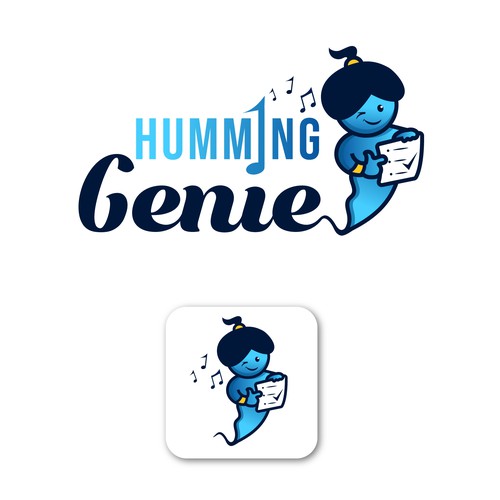 Designs | Logo for Humming Genie mobile app | Logo design contest