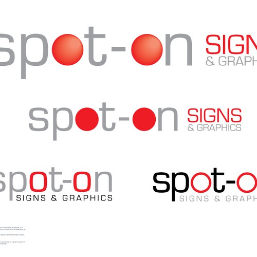 Logo Design for Spot-On Signs & Graphics | Logo design contest