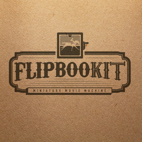 Flipbook TOY - new logo for hand-cranked movie machine! | Logo design ...