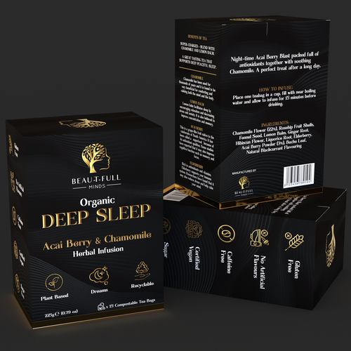 Designs | DEEP SLEEP TEA - REBRAND NEEDED | Product packaging contest