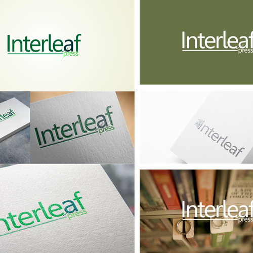 Create a logo for a publishing company called Interleaf Press. | Logo ...