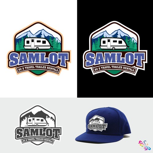 Fun and Creative Logo for RV & Travel Trailer Rental Business | Logo ...