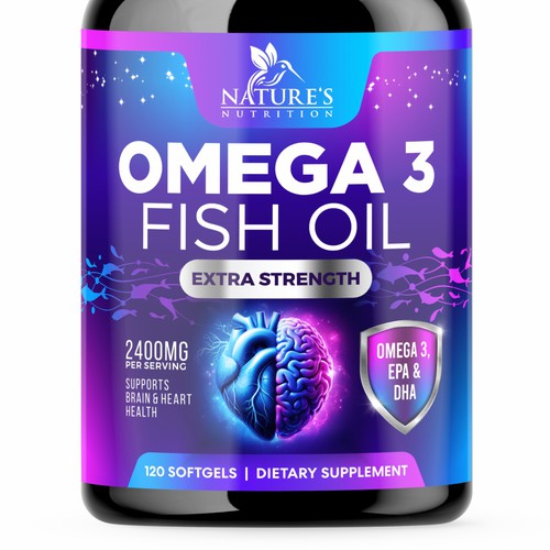 Designs | Omega 3 Fish Oil Design needed for Nature's Nutrition ...