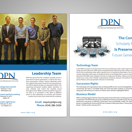 Newsletter Needed for DPN | Postcard, flyer or print contest