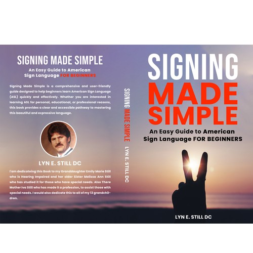 Designs | Illustration to appeal to Beginners of ASL | Book cover contest