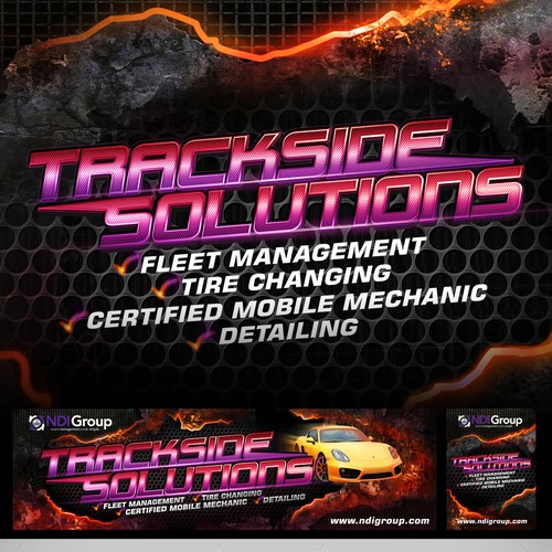 Designs | Trailer wrap for a Race Track Performance Company | Car ...