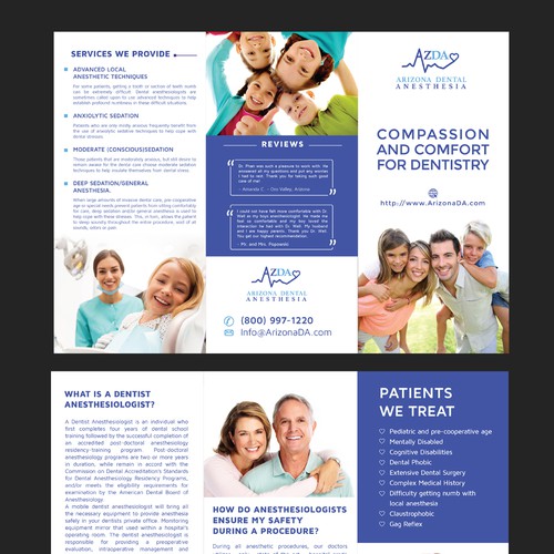 Designs | Design a brochure for an Anesthesia group | Brochure contest