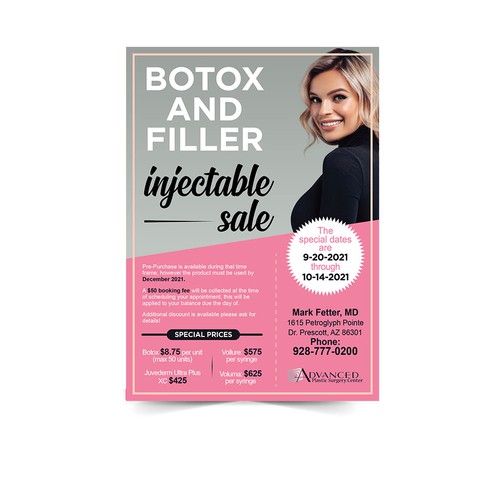 Designs | Botox and Filler Injectable Sale Add | Postcard, flyer or ...