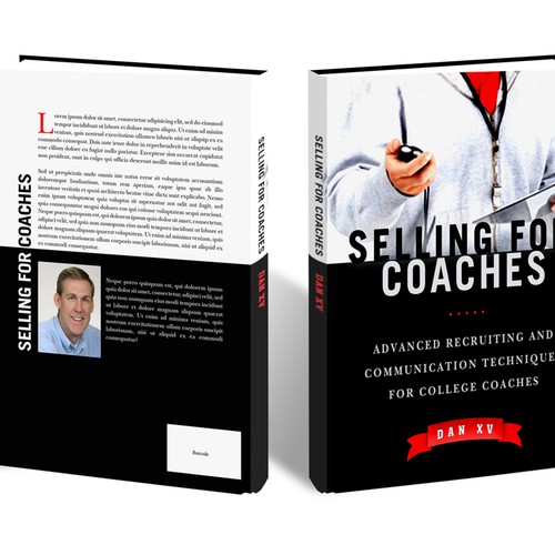 College recruiting sales book cover | Book cover contest