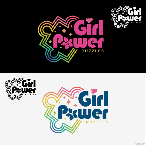 Designs | Badass jigsaw puzzles for hip 40 year olds | Logo design contest