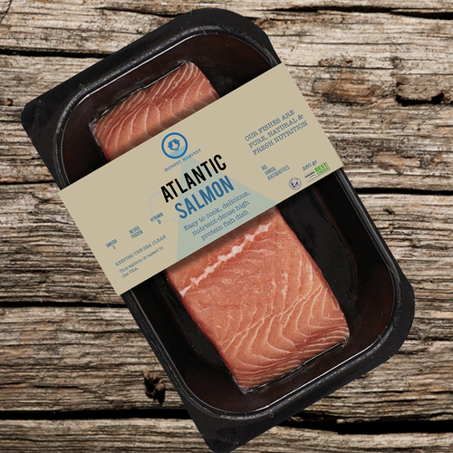 Salmon Filet Packaging for Sustainable 100% Organic Salmon | Product ...