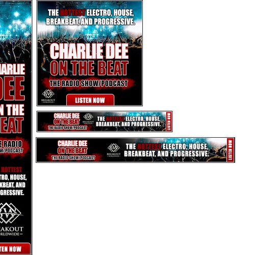 Create a banner ad for a brand new radio show/podcast | Banner ad contest