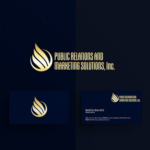 Public Relations and Marketing Solutions, Inc. Logo | Logo design contest
