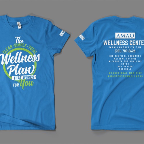 T-shirt Design for a Natural Wellness Center | T-shirt contest