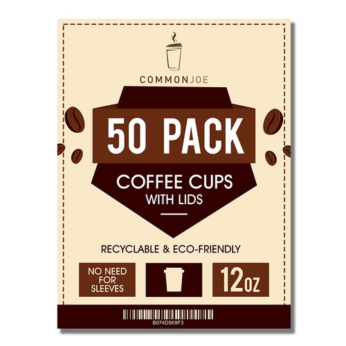 Disposable coffee cups Label design | Product label contest