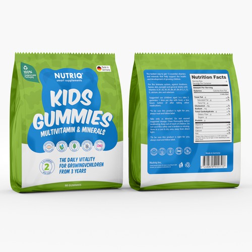 Designs | supplement product for children | Product packaging contest