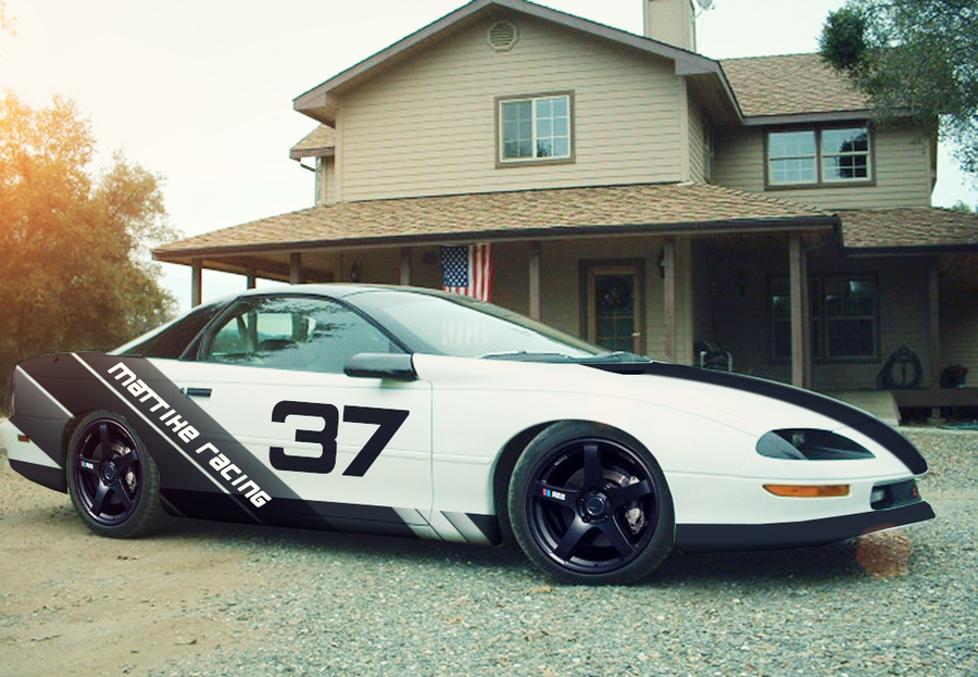 Create a 4th Gen Camaro Racecar Wrap | Other design contest