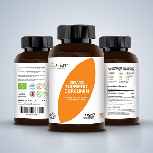 Minimalist Supplement Label | Other design contest