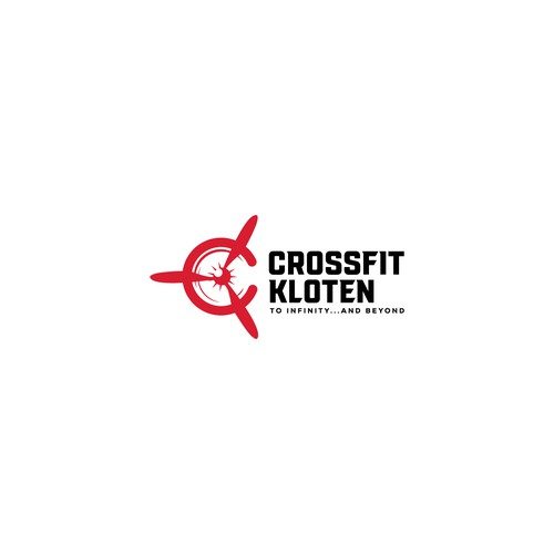 Designs | Airplane style logo for a CrossFit Gym | Logo design contest