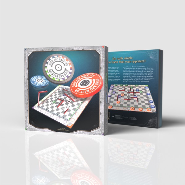 Design an exciting box for a brand new board game for trivia ...