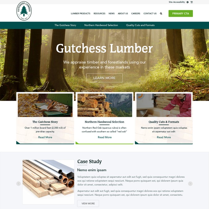 Create a simple yet strong website for a company with long history ... Create a simple yet strong website for a company with long history ...