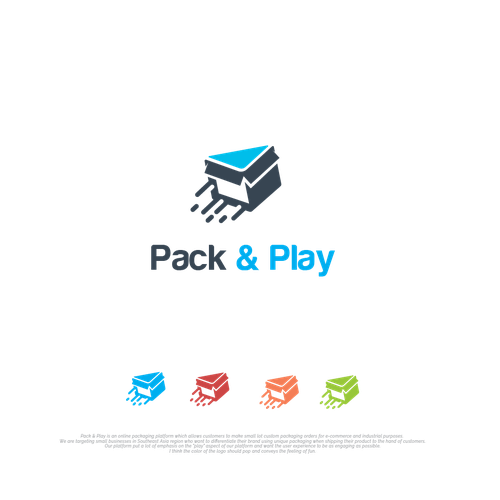 Create a fun and vibrant logo for a packaging company | Logo design contest