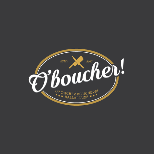 boucherie o'boucher moderne luxuary butchery hallal | Logo design contest