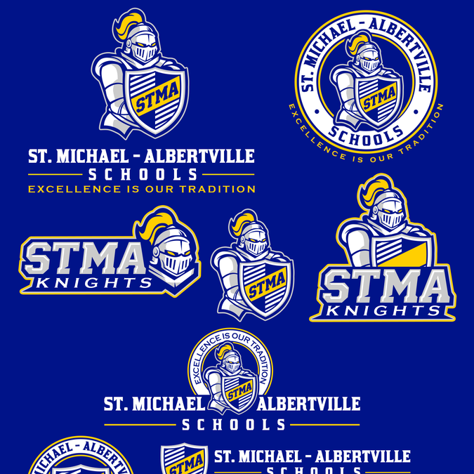 School Sports team needs Powerful Modern version of Knight /STMA Logo ...