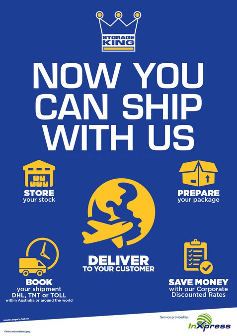 Poster for a New Service for a Large Warehouse & Logistics Business ...