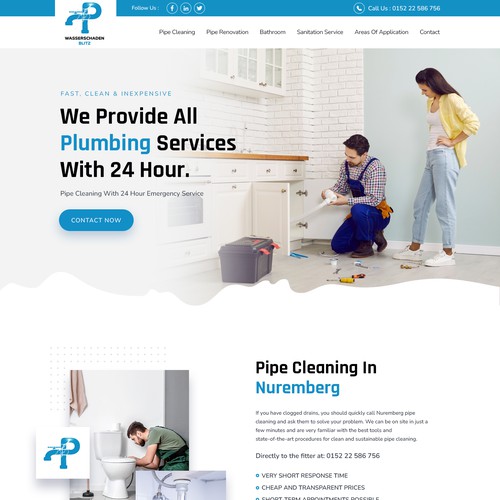 Designs | German plumber service needs new trustful converting ...