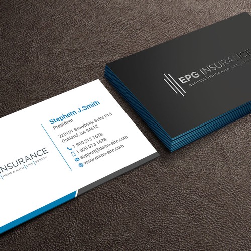 Progressive Business Card, Stationary and Envelope for Insurance Agency ...
