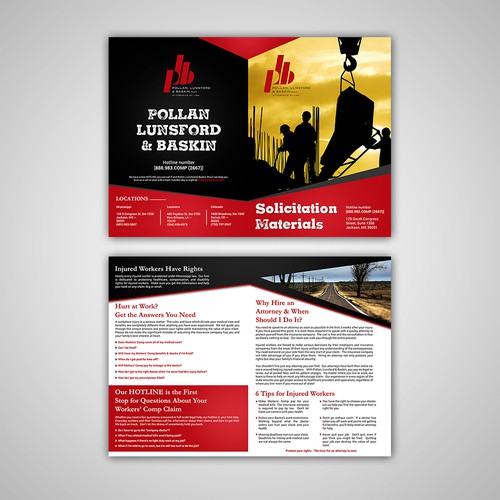 PLB Workers Comp Brochure | Brochure contest