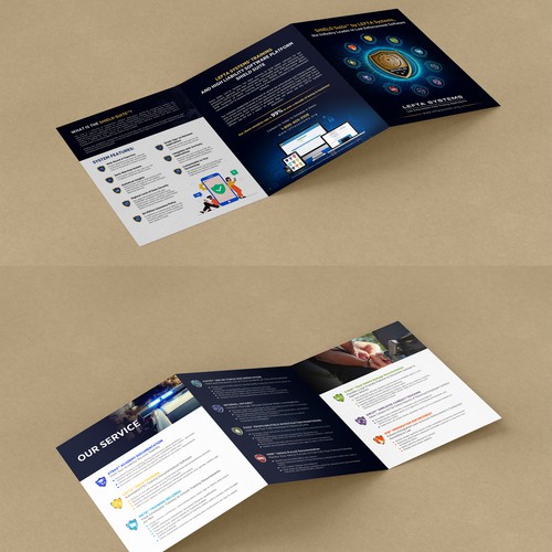 Design Brochure For Software Company - Law Enforcement Niche | Brochure ...