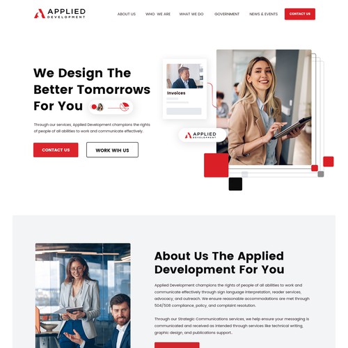 Designs | AD WordPress Template | WordPress theme design contest