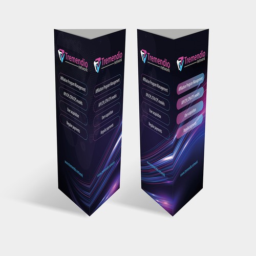 Designs | Triangular banner for trade show | Signage contest