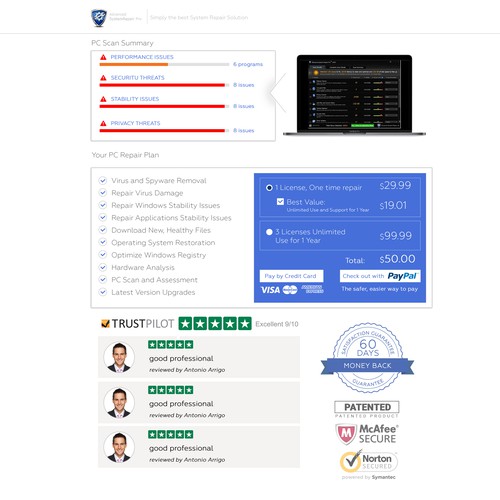 Quick, simple nice product order page. | Webdesign Wettbewerb