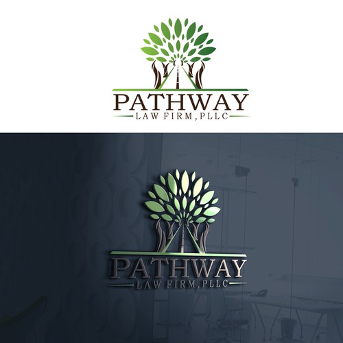 Logo for Pathway Law Firm, PLLC to bring its client's a "Pathway to ...