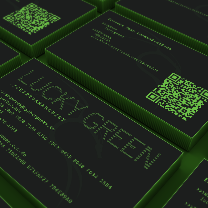 Business card for computer hacker/security nerd | Business card contest