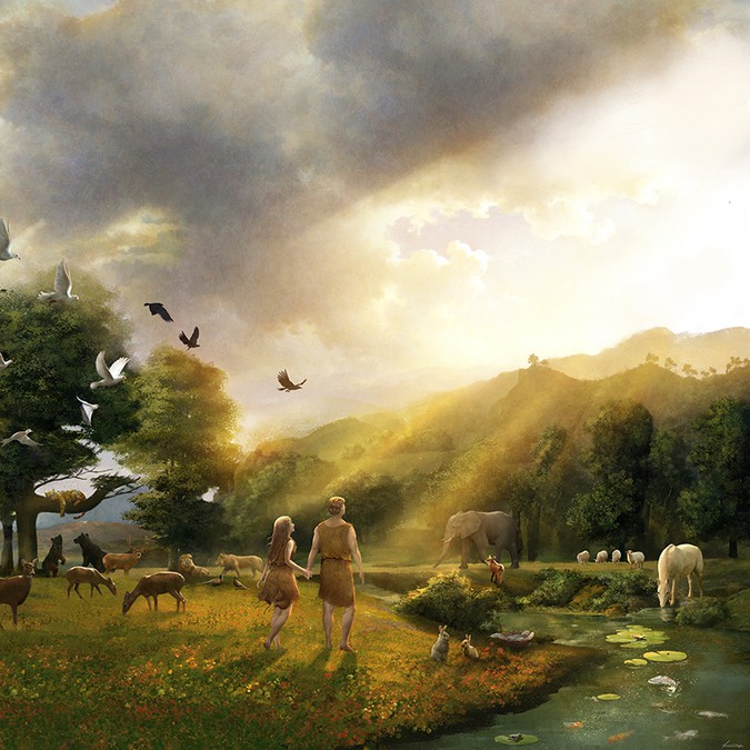 One of a kind seven days of creation art piece | Other art or ...