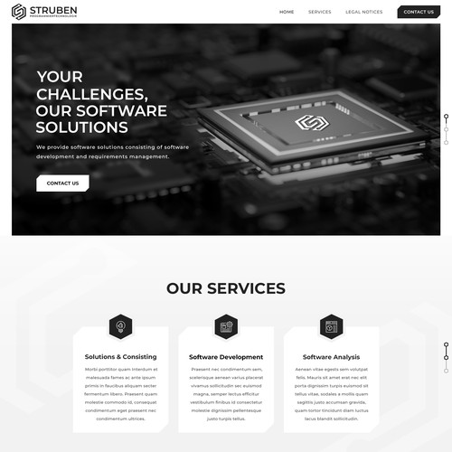 Designs | Design of a Corporate Website | Web page design contest