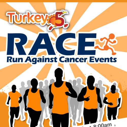 Our Thanksgiving turkey trot road race needs a promo poster quickly ...