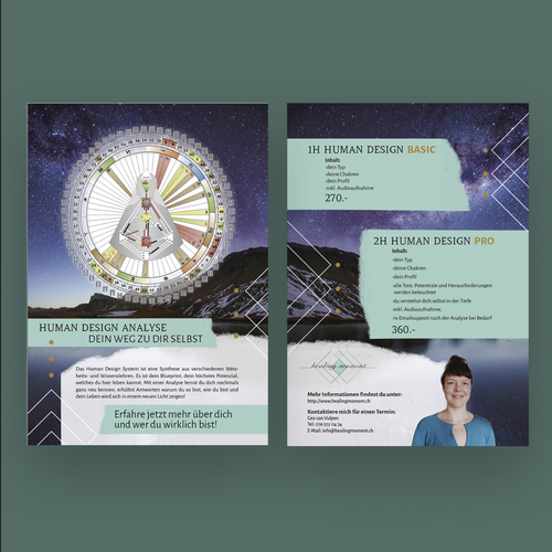 Designs | Human Design System Analyse- spiritueller Flyer für ...