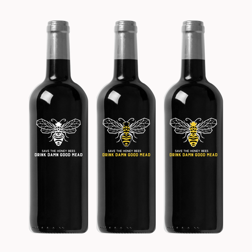 Need a catchy Bee for a wine label | Logo design contest