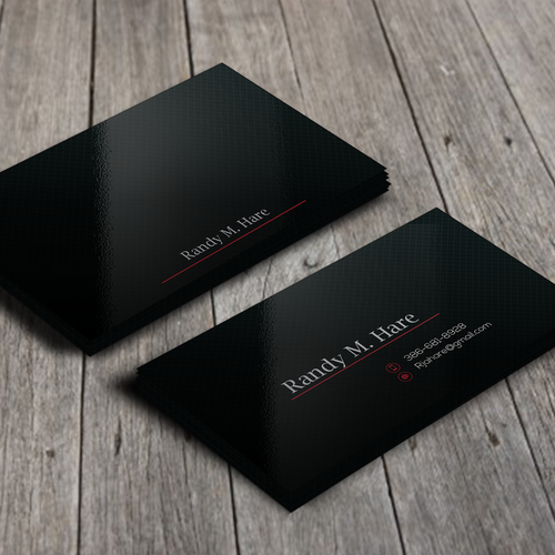 Create a simple yet elegant contact card for developer/investor ...